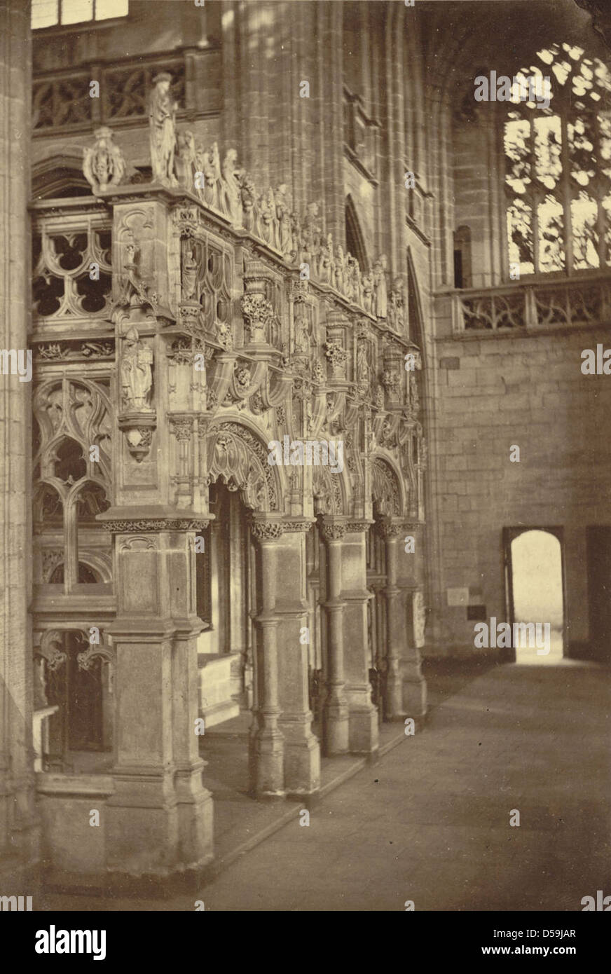 Arched portals brou church hi-res stock photography and images - Alamy