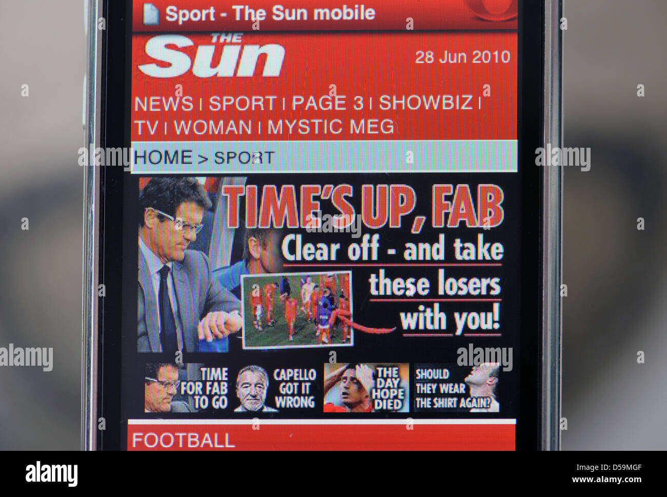 British tabloid the sun hi-res stock photography and images - Alamy