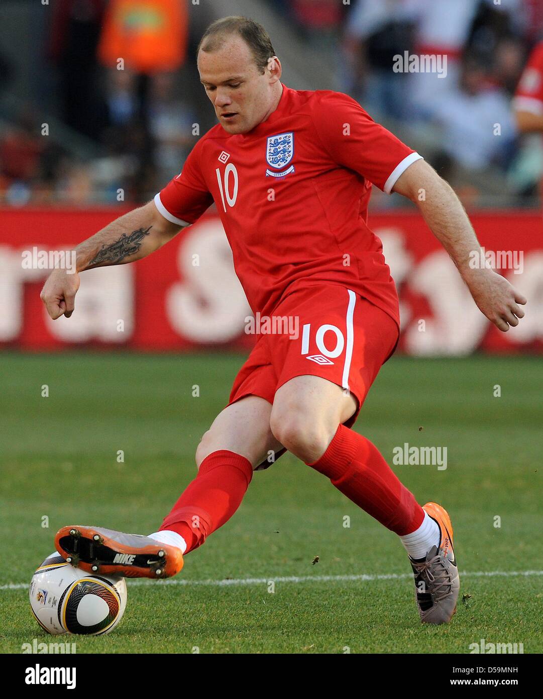 England's Wayne Rooney angry during the 2010 FIFA World Cup Round of ...