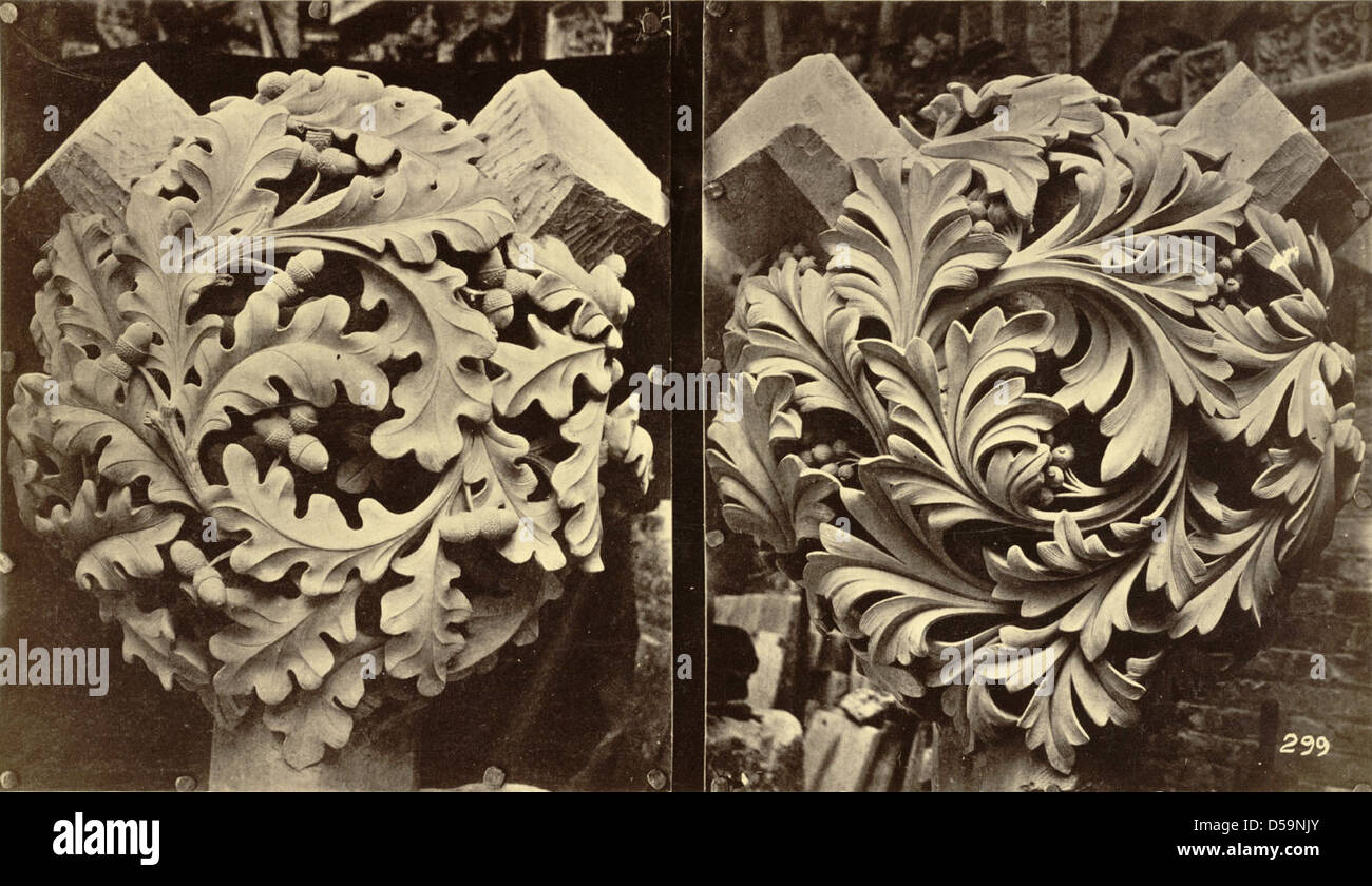 Plaster casts of architectural bosses from Westminster Abbey ...