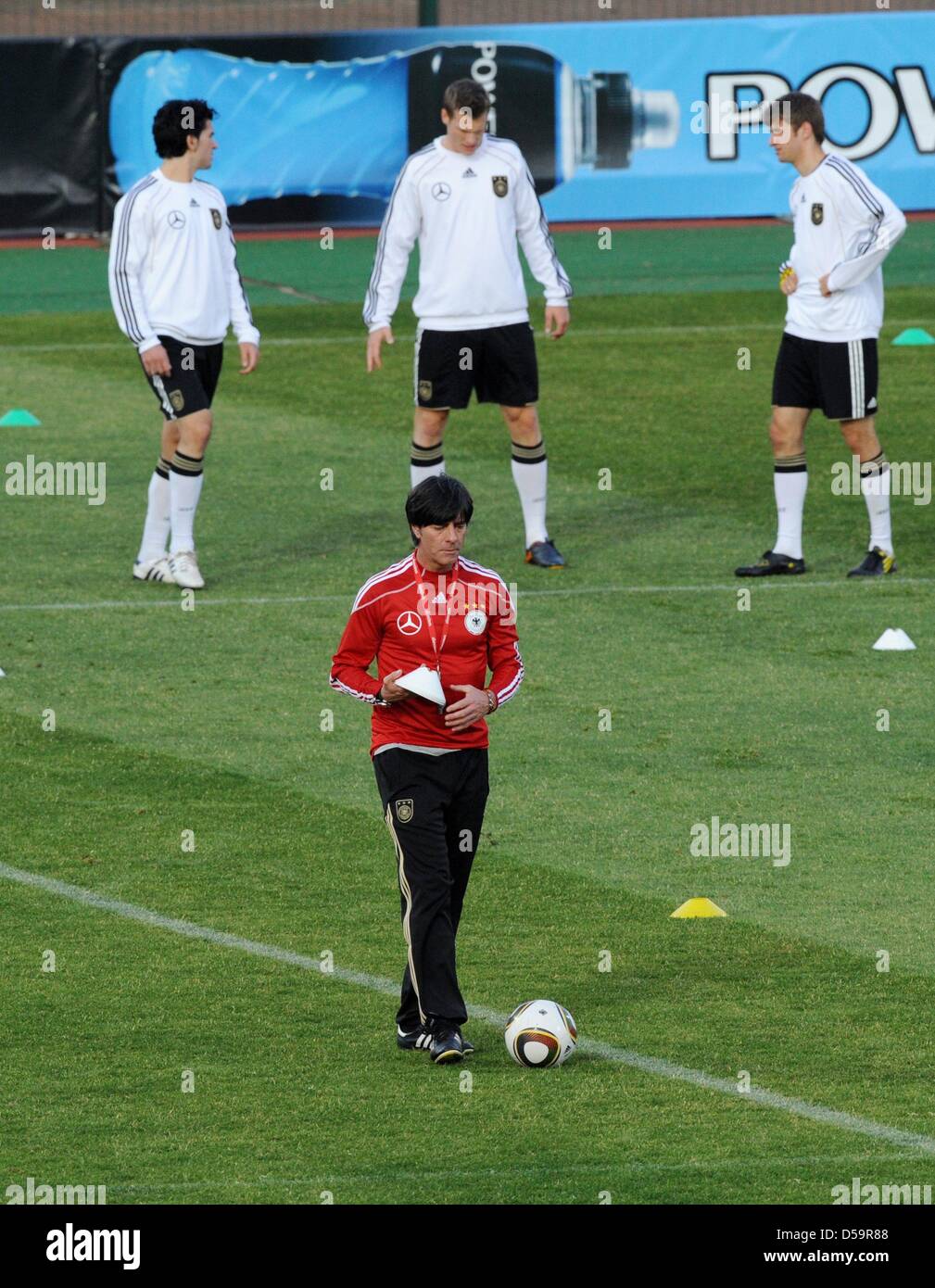 German headcoach Joachim Loew during a training session of the German ...