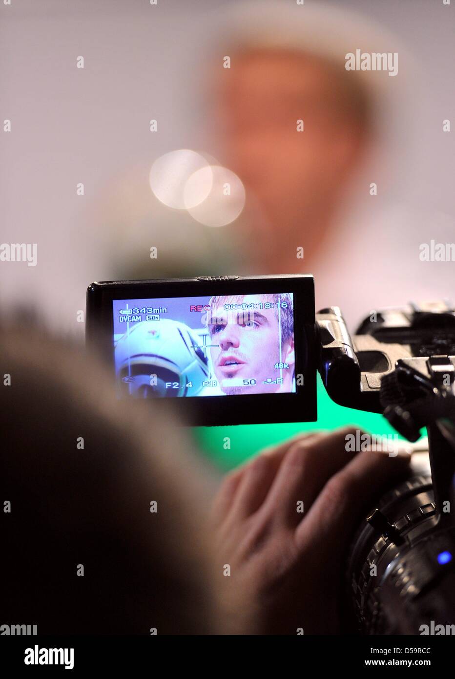 German player Philipp Lahm during a press conference of the German team ...