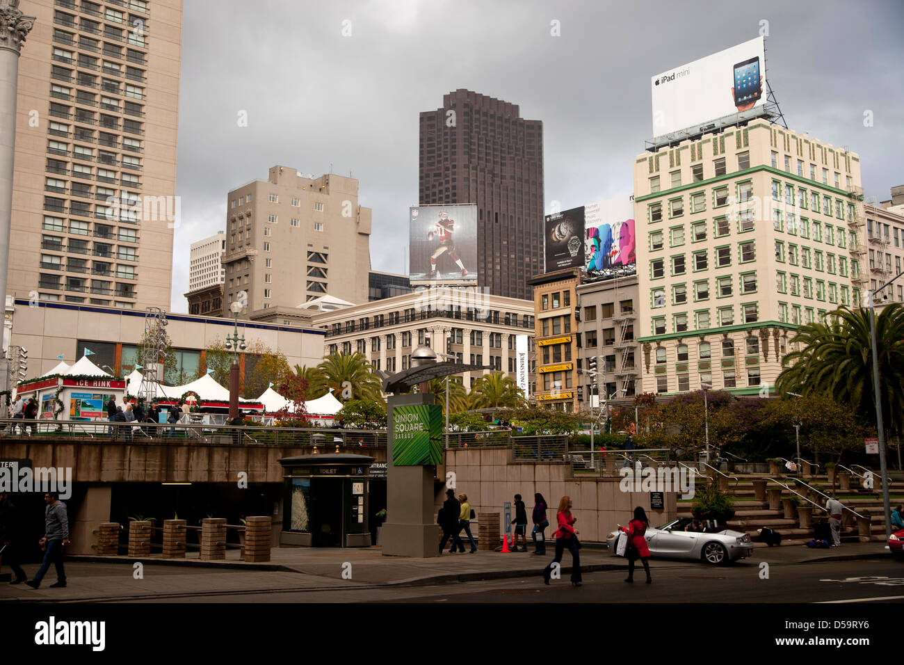 Union Square, San Francisco, California, United States of America, USA ...