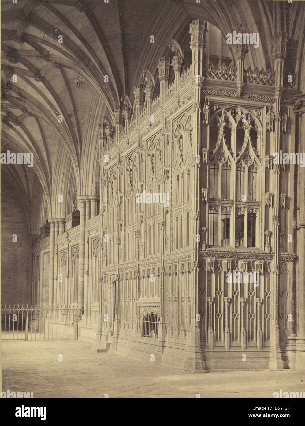 The Chantry of Bishop Richard Fox, located in Winchester Cathedral ...