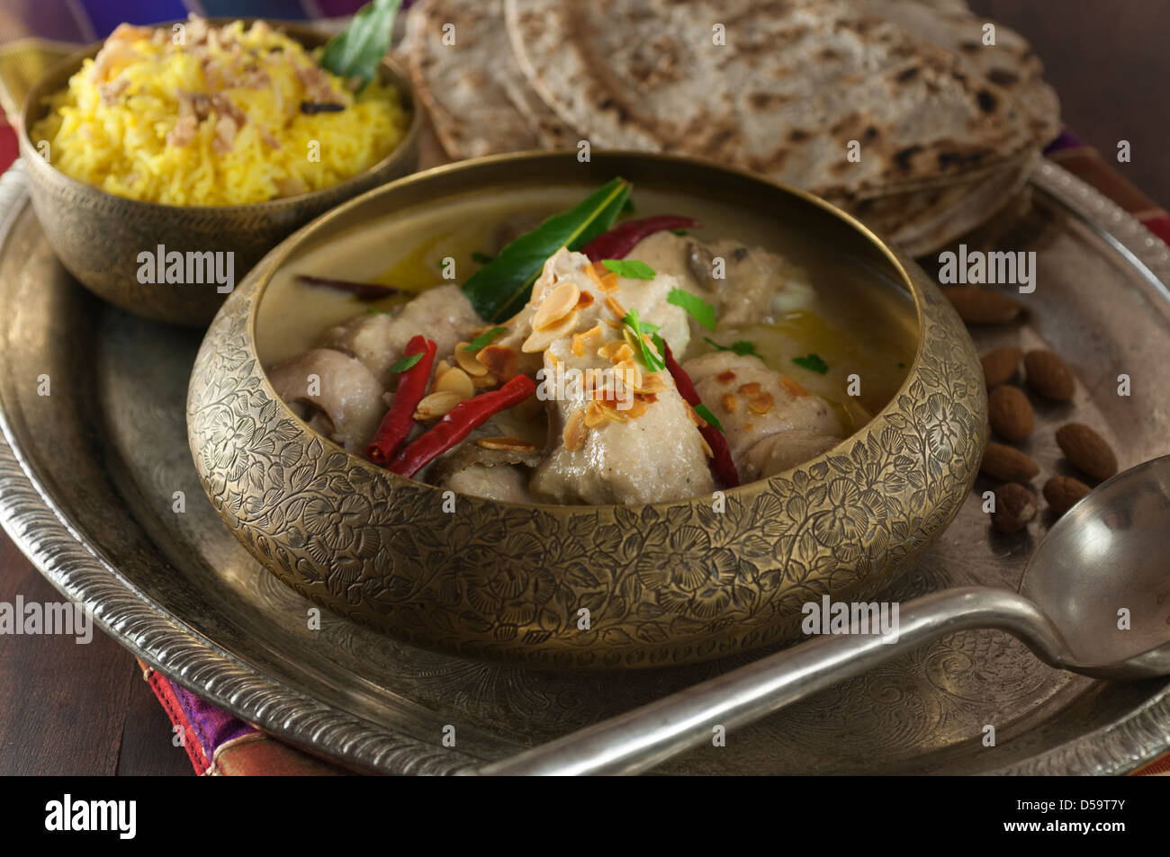 Chicken Rezala Bengal India curry Food Stock Photo - Alamy