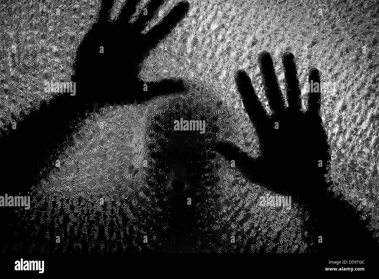 Against glass Black and White Stock Photos & Images - Alamy