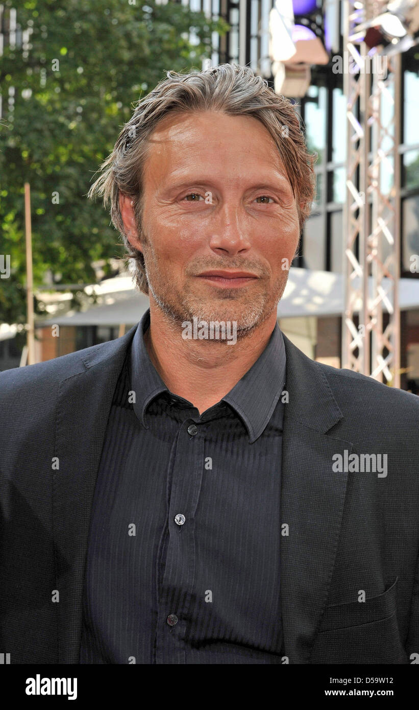 Danish actor Mads Mikkelsen arrives to attend the CineMerit Awards ...