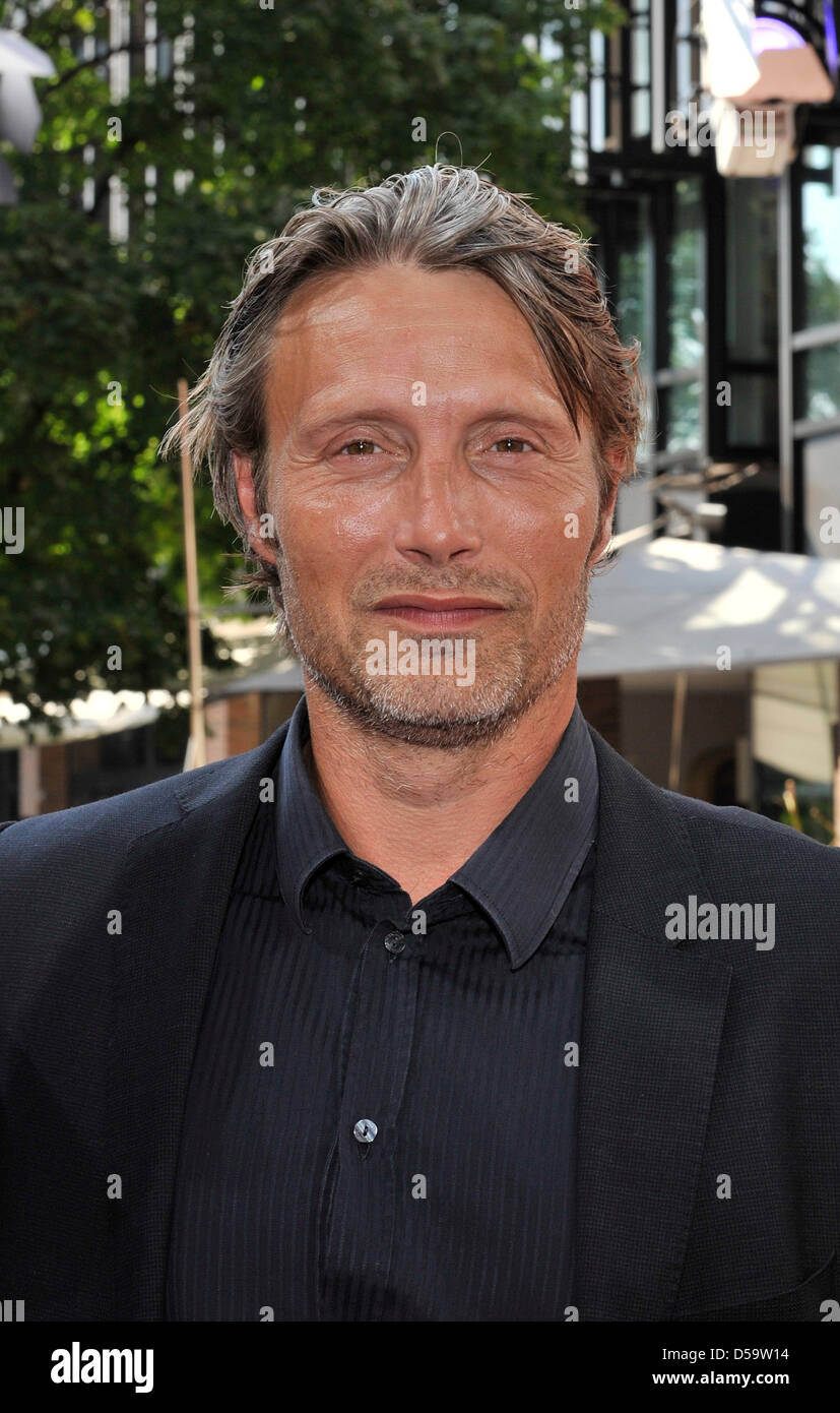 Danish actor Mads Mikkelsen arrives to attend the CineMerit Awards ...