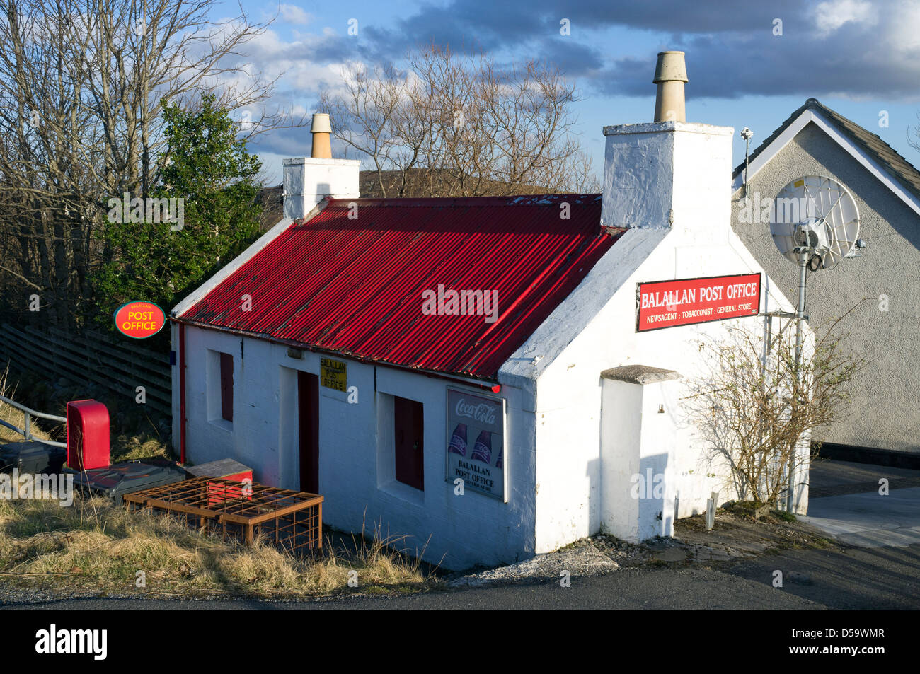 Balallan Post Office Isle of Lewis Western Isles Outer Hebrides ...