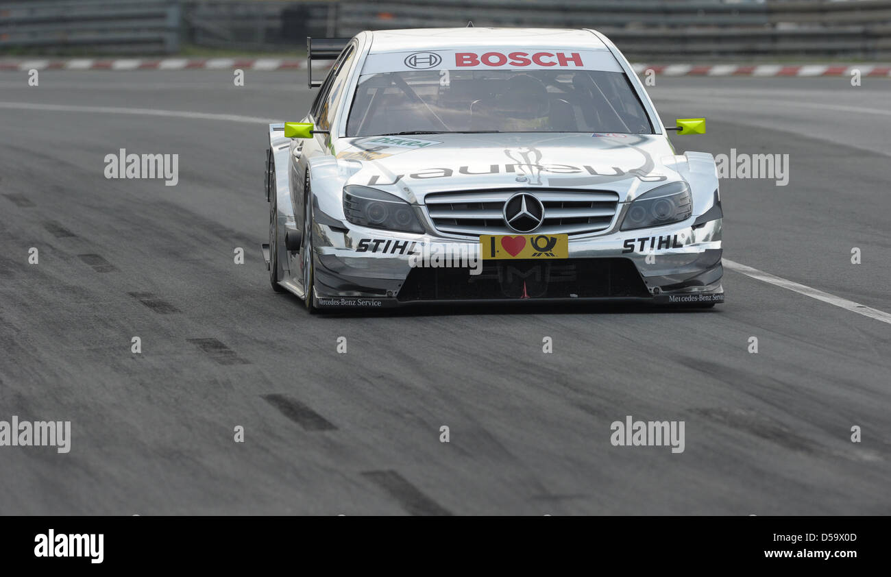 Ralf Schumacher on Norisring race track in Nuremberg, Germany, 04 July ...