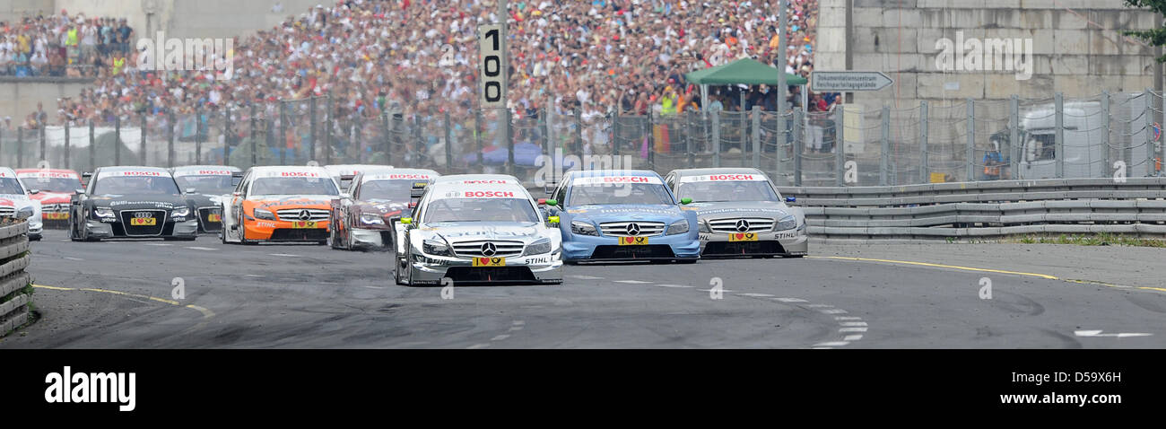 Ralf Schumacher on Norisring race track in Nuremberg, Germany, 04 July ...