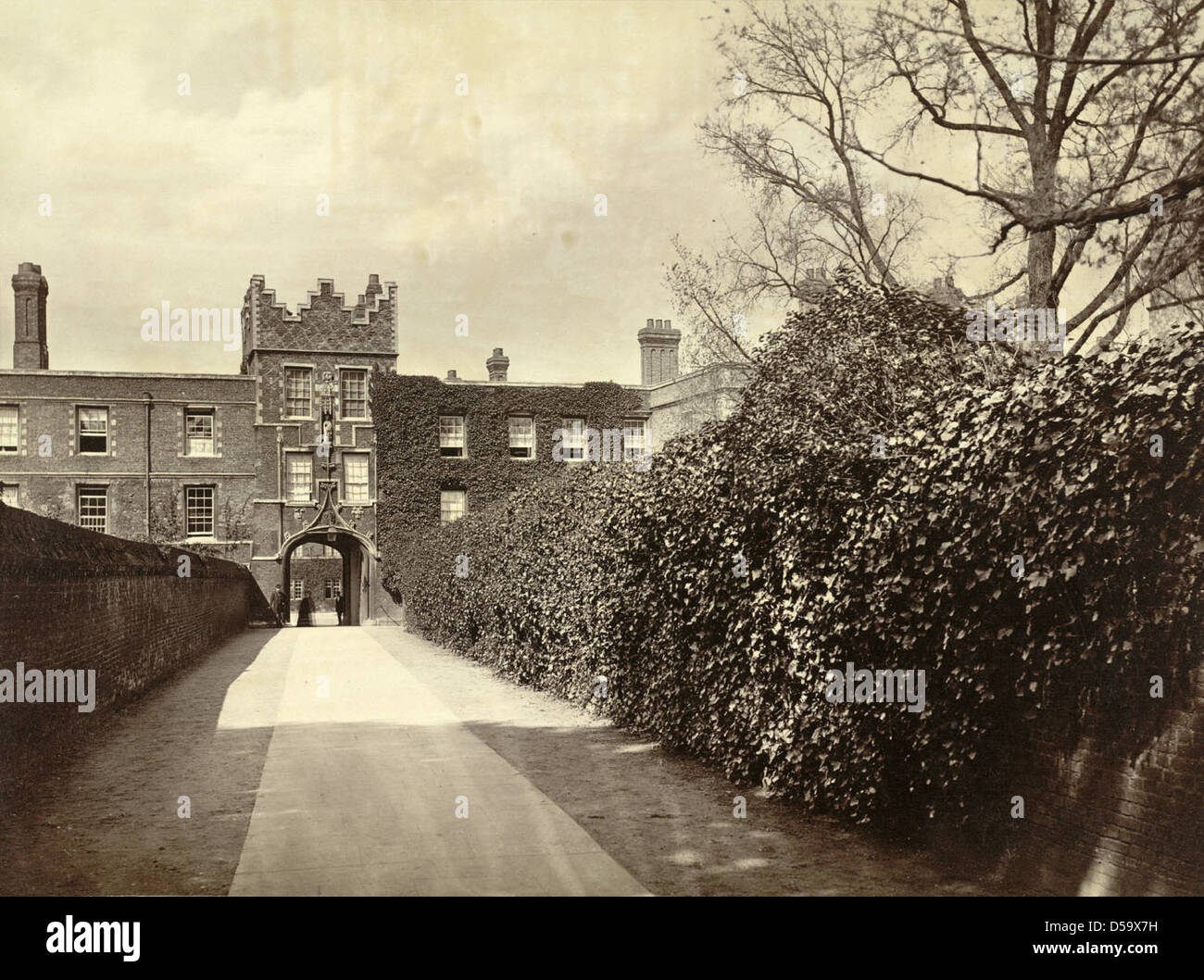 Jesus College Cambridge Entrance High Resolution Stock Photography and ...