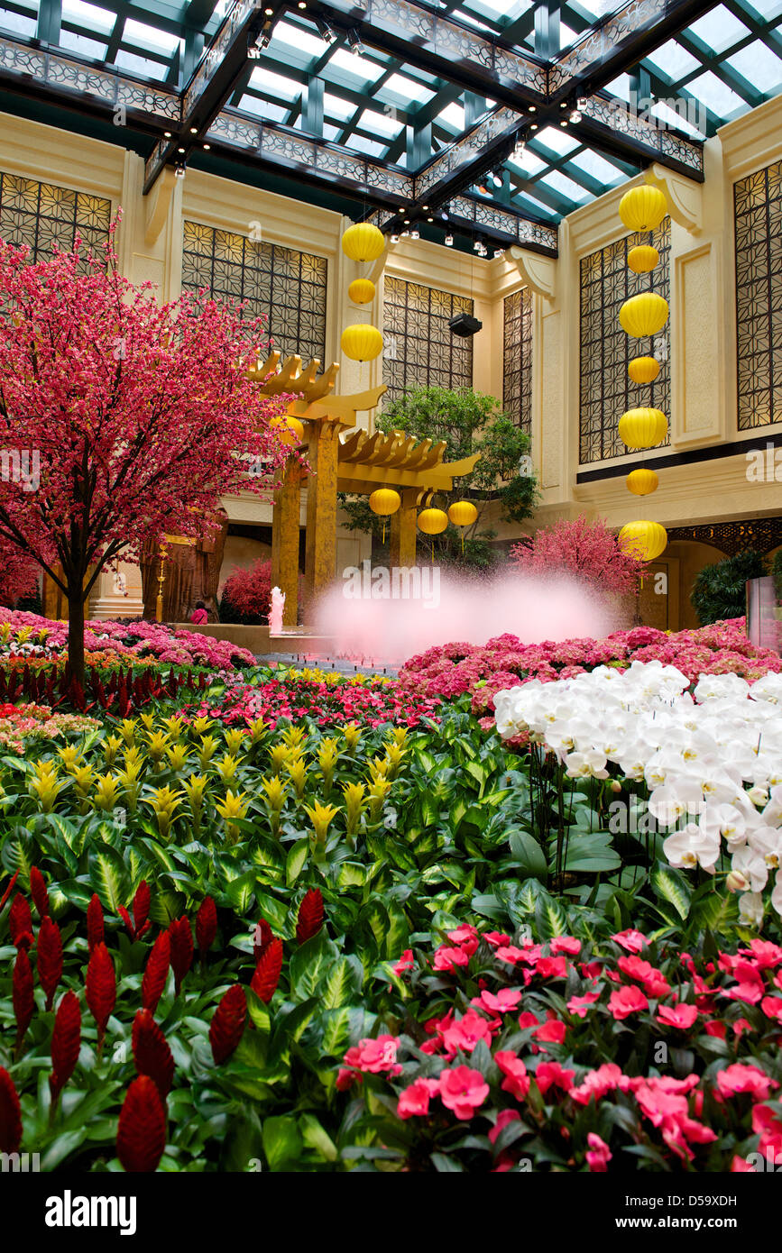 Inside the Conrad Hotel in Macau. One of the many resort hotels ...