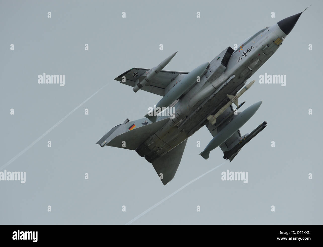 A Tornado jet is airborne during Air Force maneuovre ELITE 2010 at ...