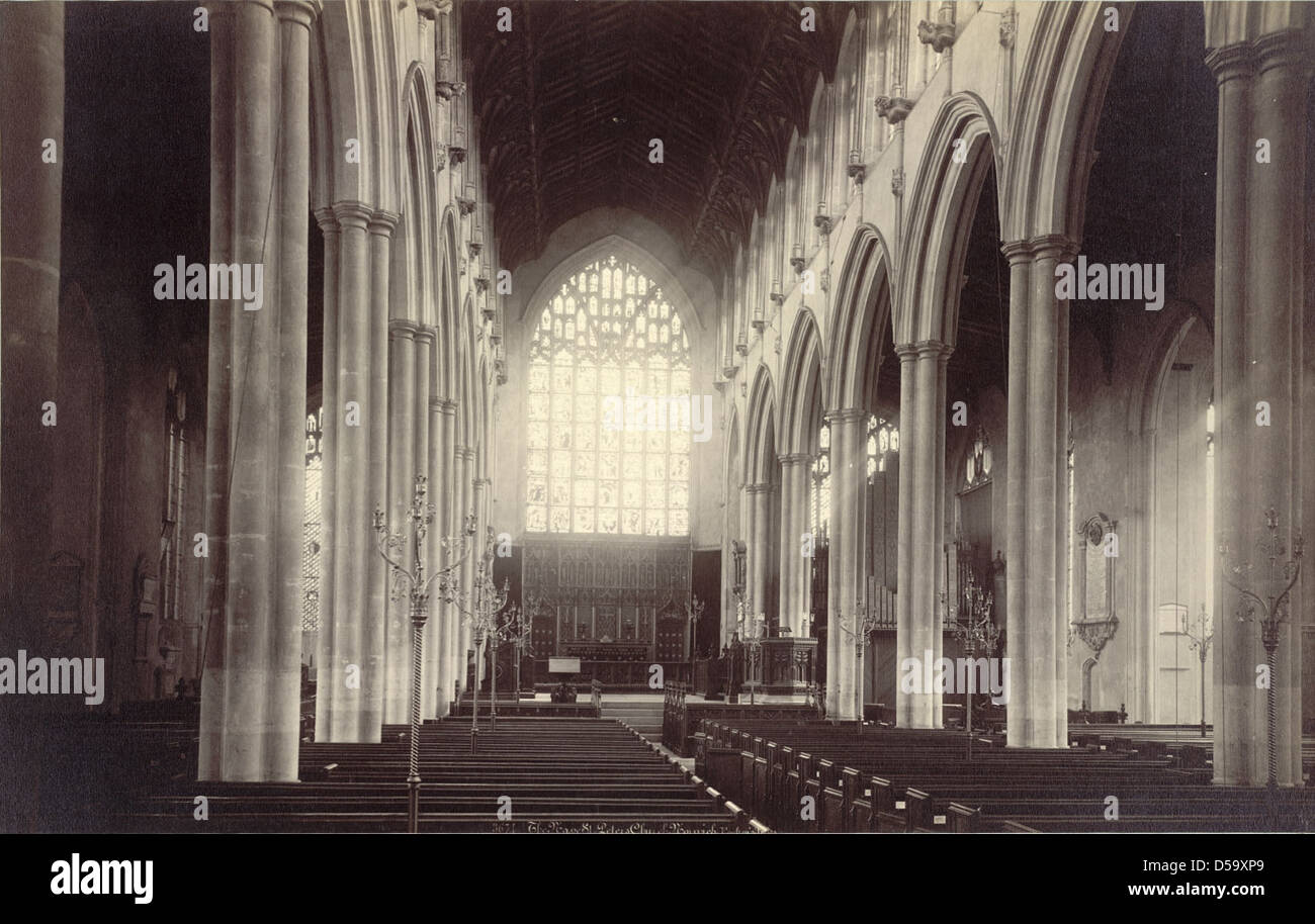 The Church of St. Peter Mancroft in Norwich, England, is known for its ...
