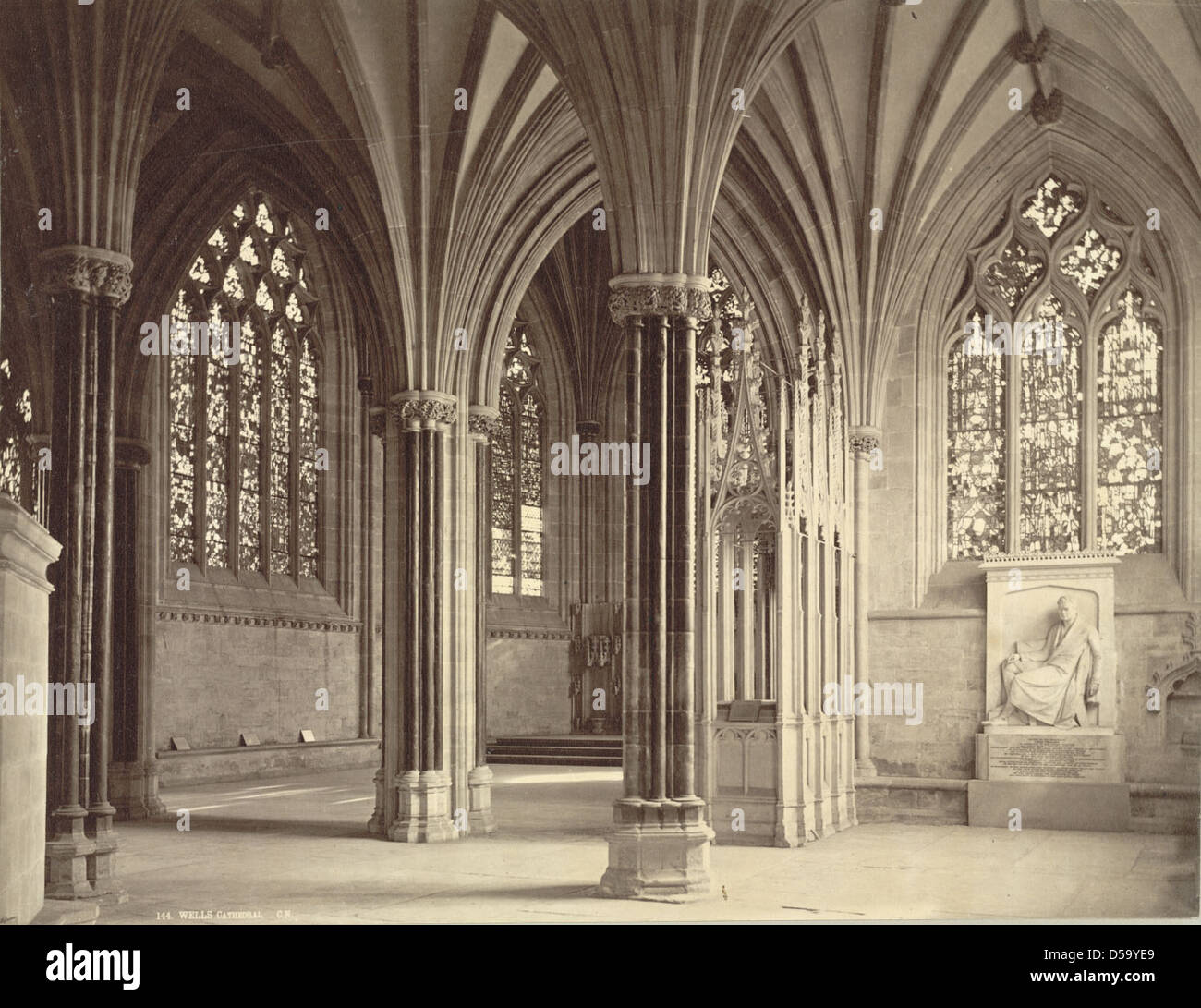 The Chapel at Wells Cathedral in England is a stunning example of ...