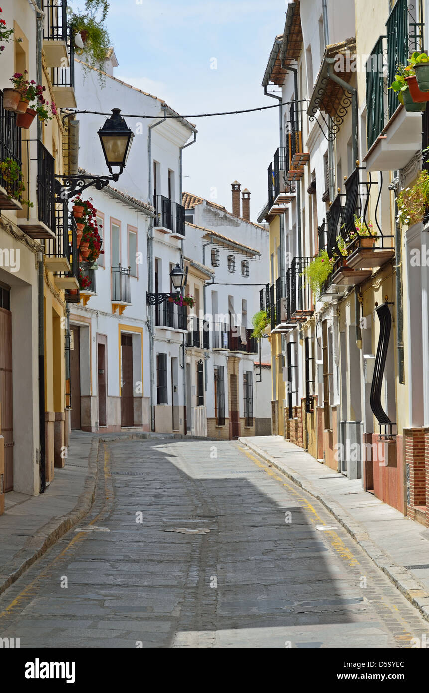 Traditional spanish street view hi-res stock photography and images - Alamy