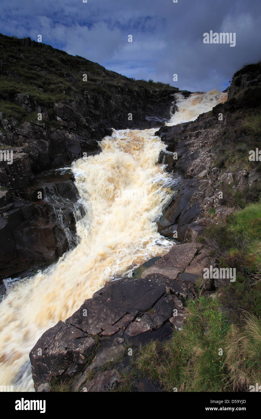 Cauldron Snout waterfall, river Tees, Moor House National Nature ...