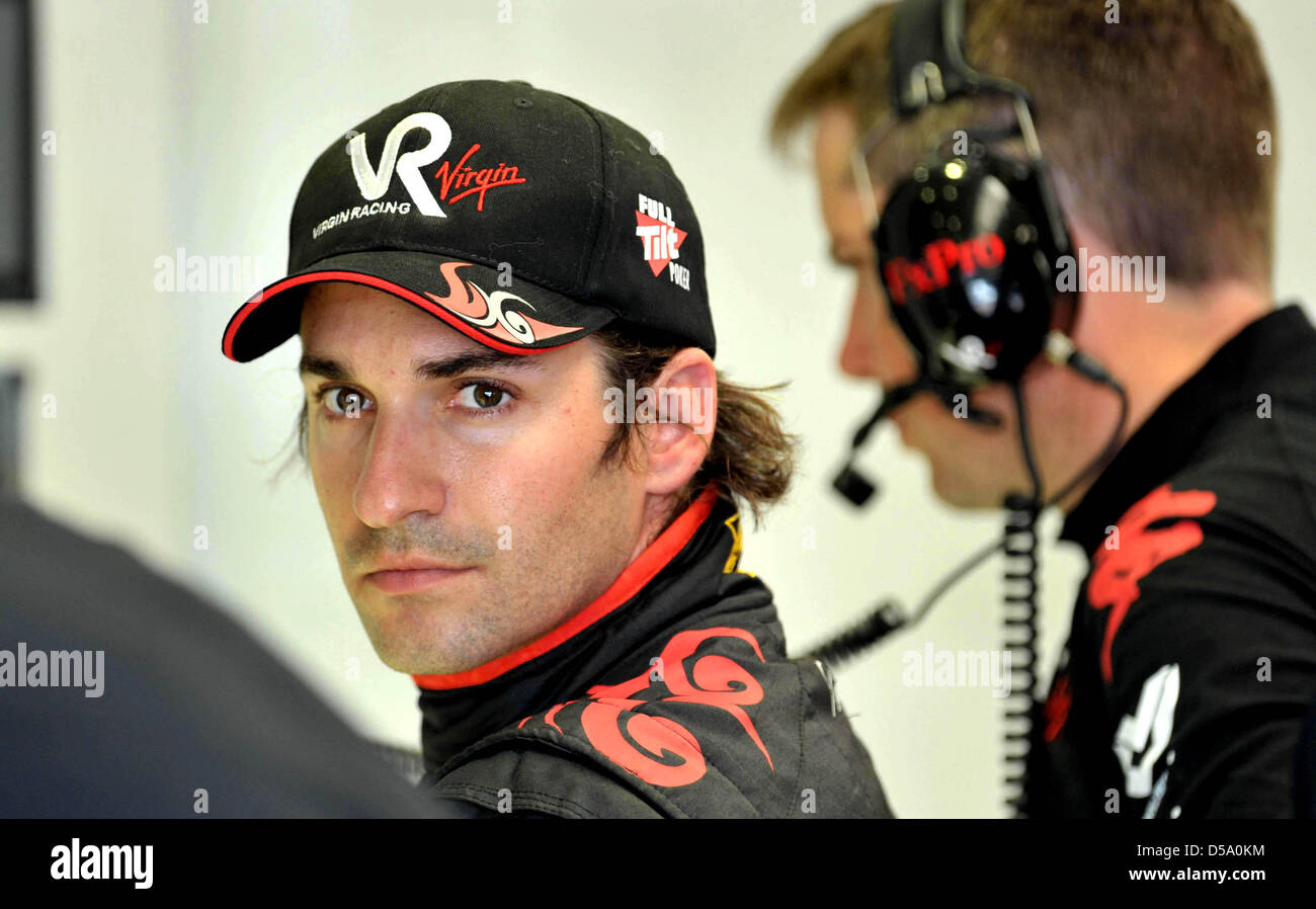 The German Formula One race driver Timo Glock of the team Virgin Racing ...
