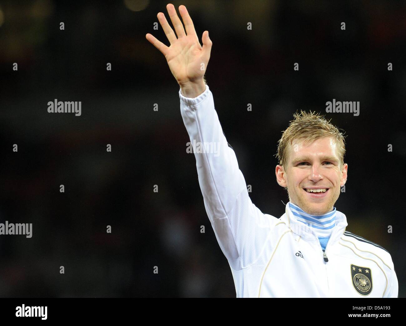 Per Mertesacker of Germany celebrates after the 2010 FIFA World Cup ...