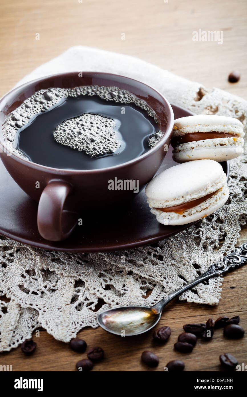 Macaron coffee hi-res stock photography and images - Alamy