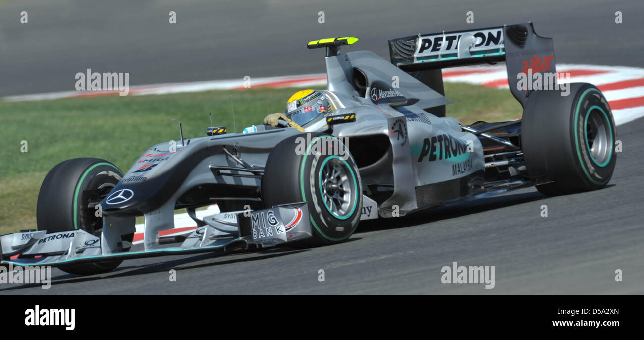 Der deutsche Formel-1-Rennfahrer Nico Rosberg von Mercedes GP am ...