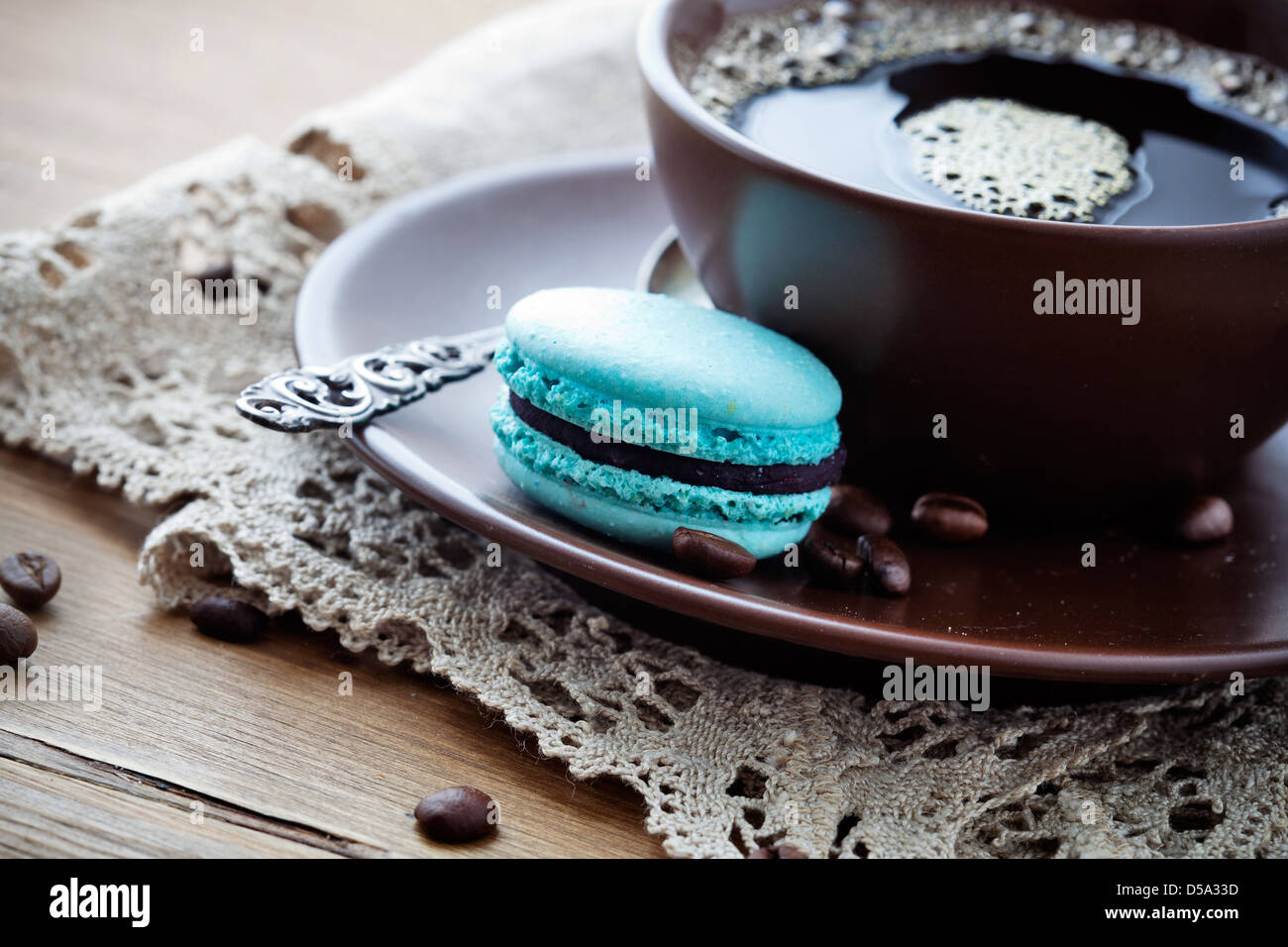Macaron coffee hi-res stock photography and images - Alamy