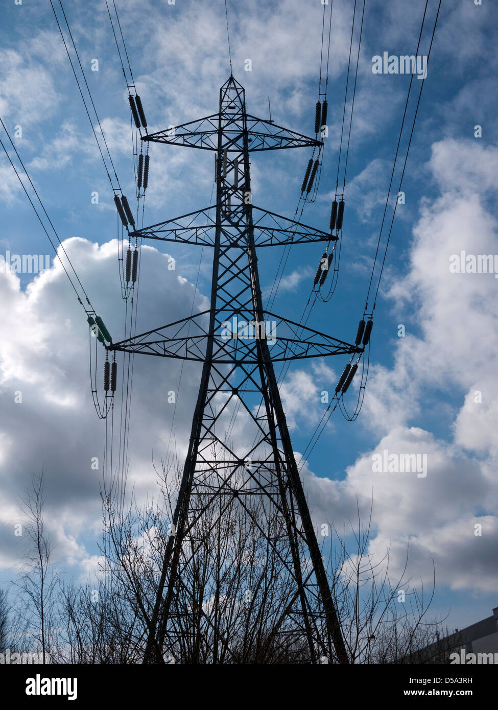 Electricity Pylon, UK Stock Photo - Alamy