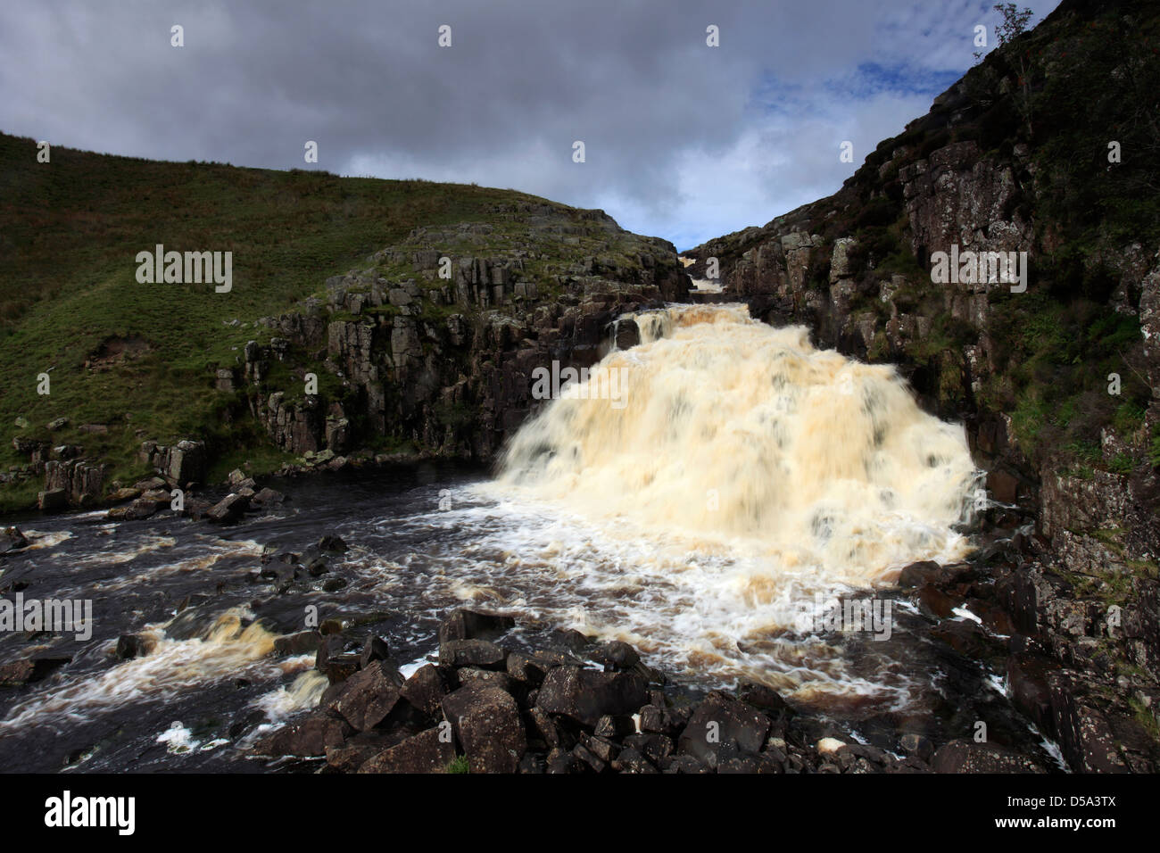 Cauldron Snout waterfall, river Tees, Moor House National Nature ...