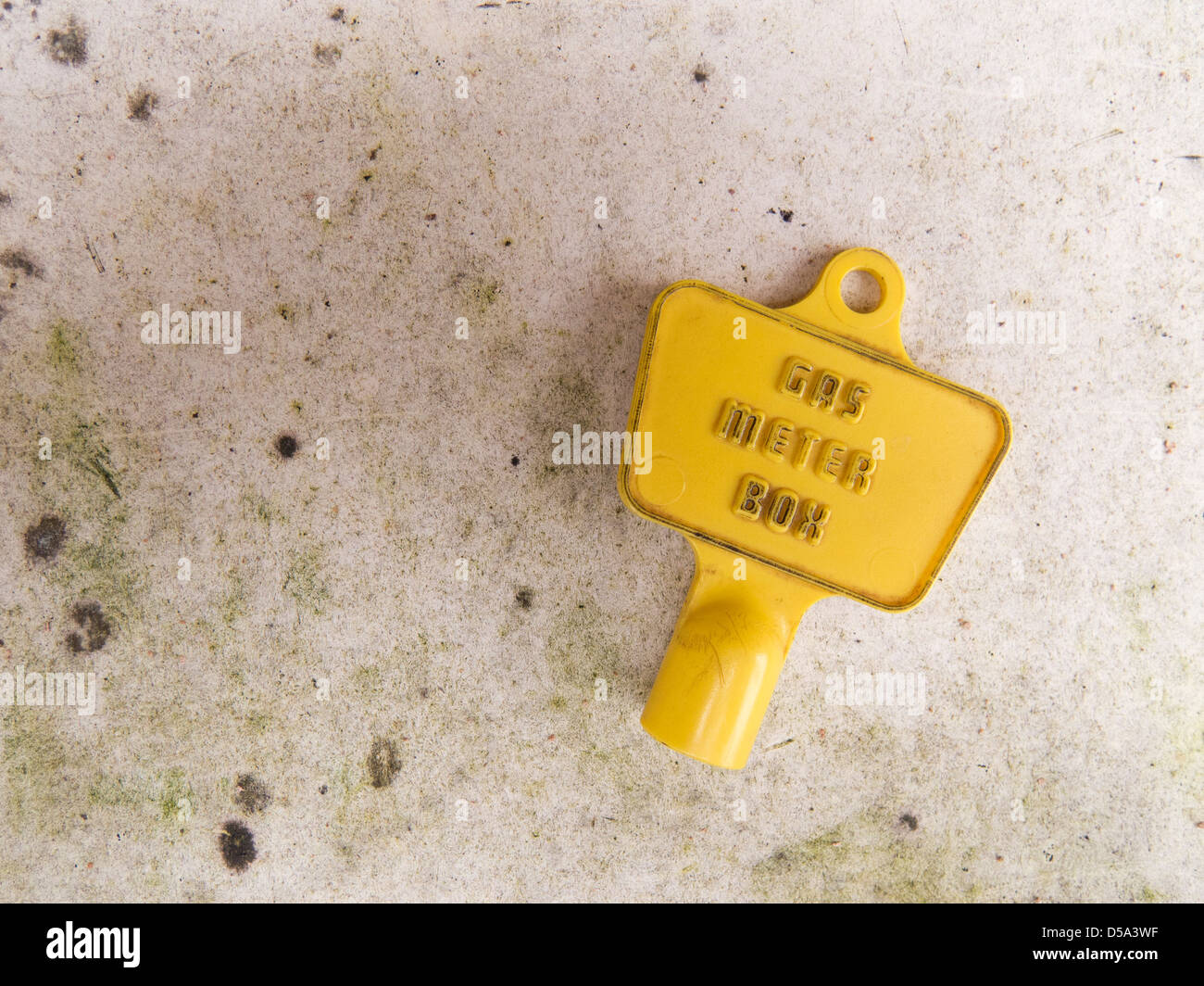 Gas meter box key Stock Photo - Alamy