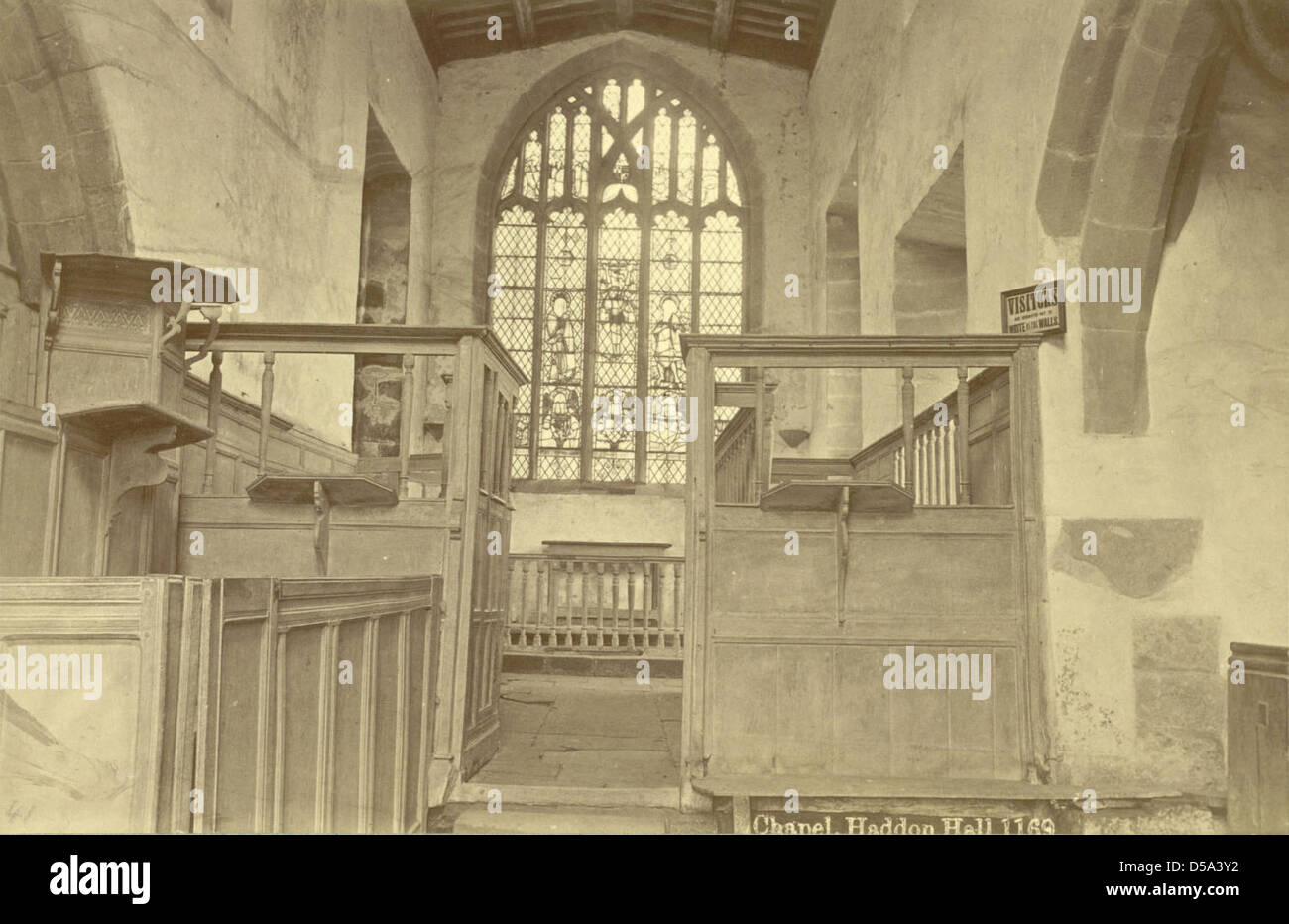 Haddon hall chapel hi-res stock photography and images - Alamy