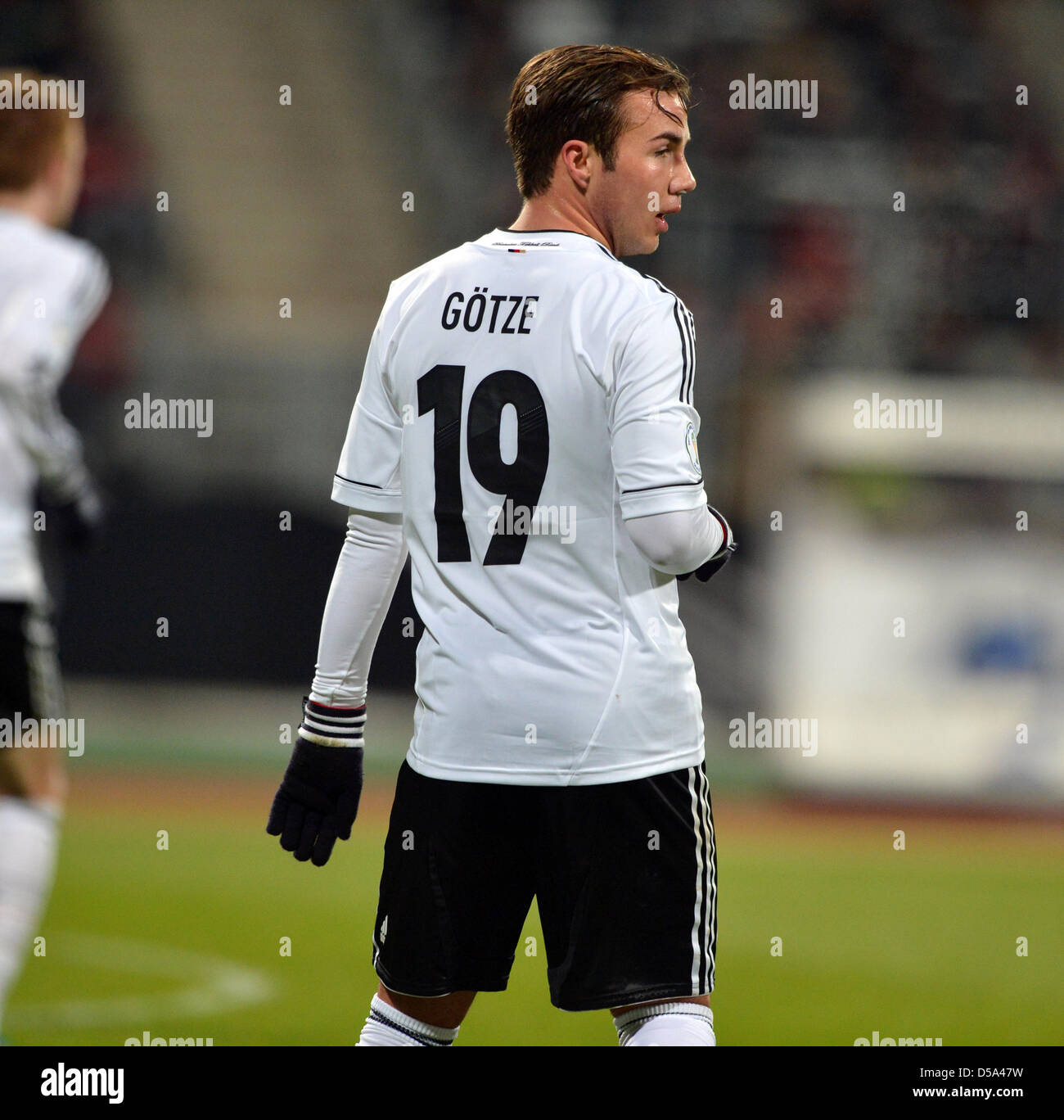 Germany's Mario Goetze during the FIFA World Cup 2014 qualification ...