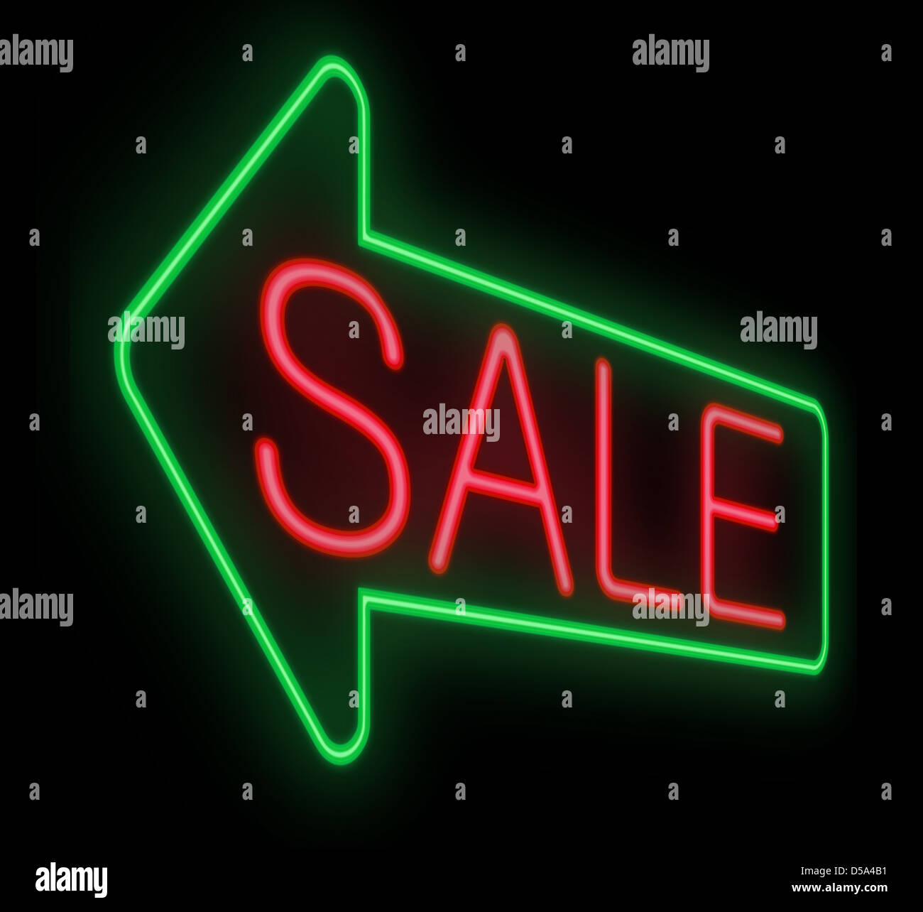 Sale neon sign Stock Photo - Alamy
