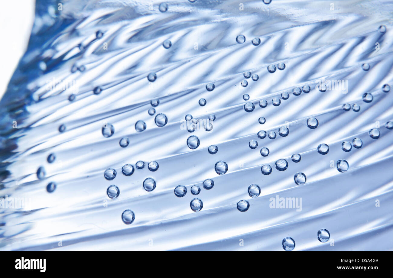 Bubbles in a bottle with water Stock Photo - Alamy