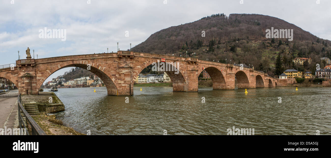 Heidelberg neckar bridge hi-res stock photography and images - Alamy