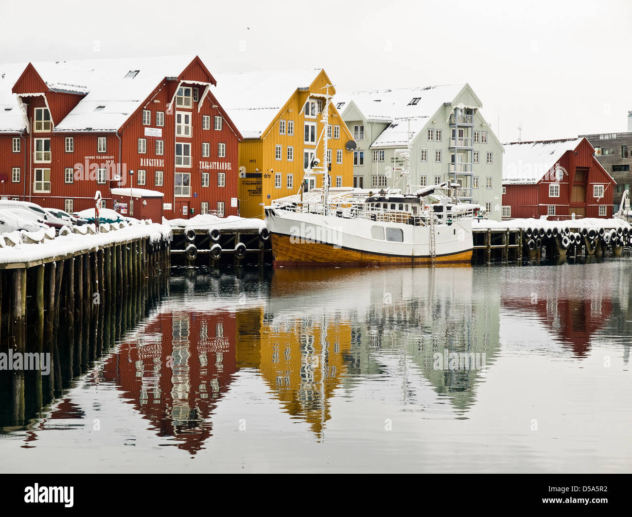 Tromso, northern Norway, in winter snow Stock Photo - Alamy