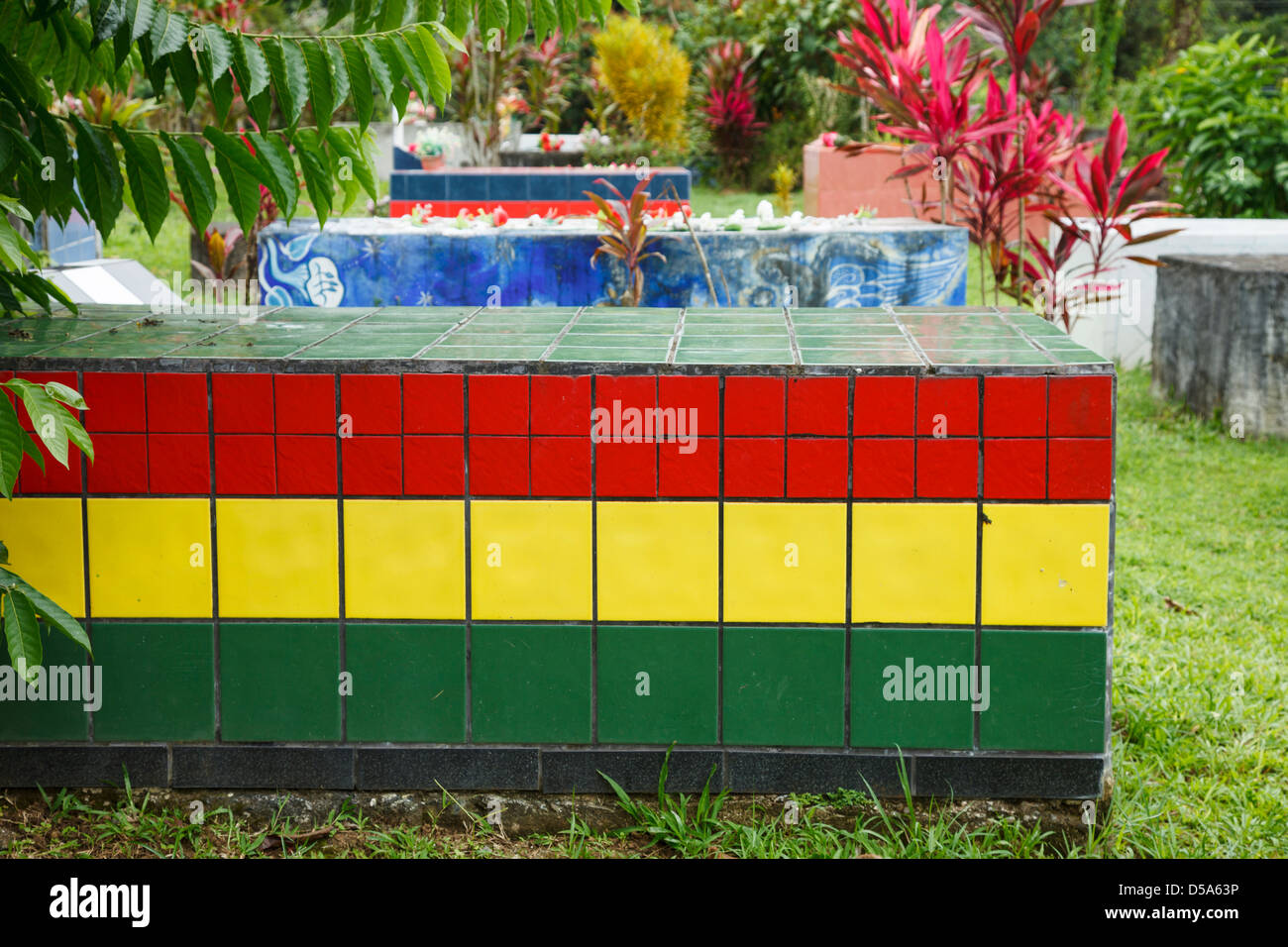 Cemetery, Puerto Viejo de Talamanca, Limon Province, Costa Rica Stock ...