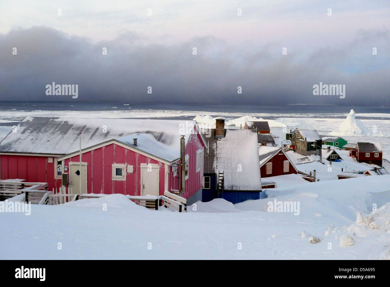 upernavik, qaasuitsup kommunia, western greenland, greenland Stock ...