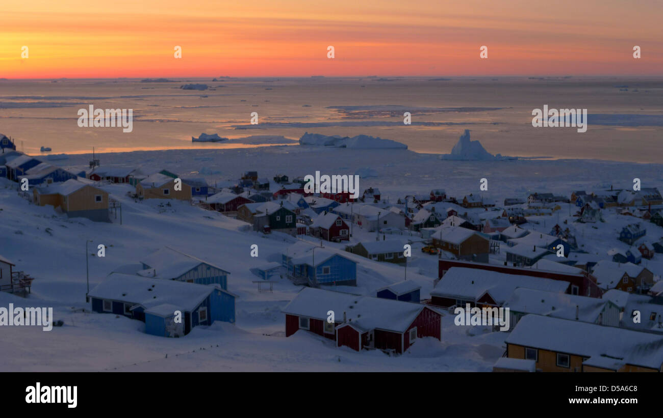 upernavik, qaasuitsup kommunia, western greenland, greenland Stock ...