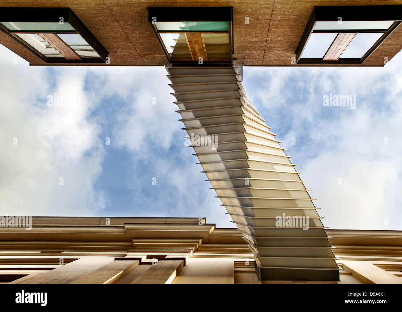 Bridge of Aspiration linking the Royal Ballet Upper School on the left ...