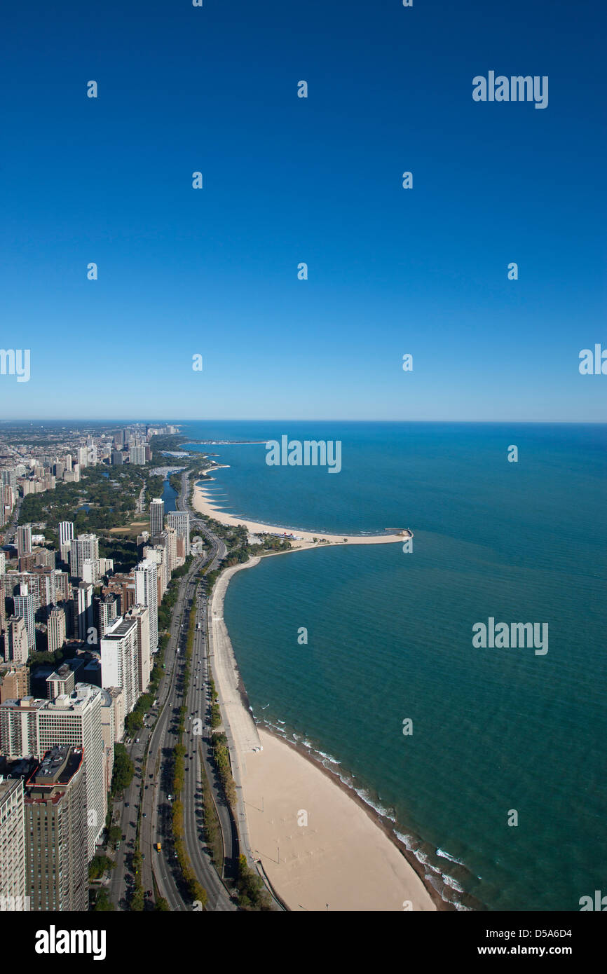 Lake Shore Drive Chicago Aerial High Resolution Stock Photography and ...