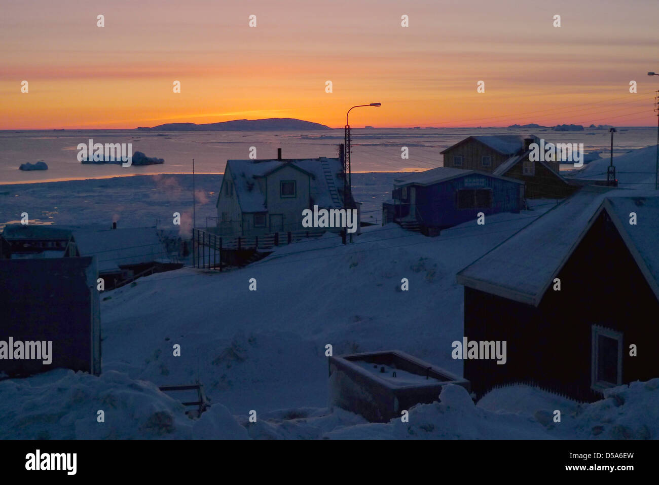 upernavik, qaasuitsup kommunia, western greenland, greenland Stock ...