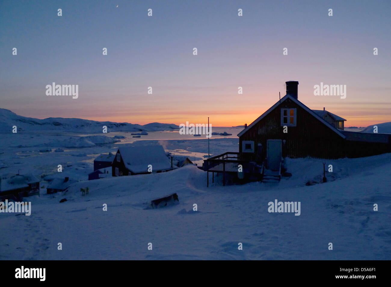 upernavik, qaasuitsup kommunia, western greenland, greenland Stock ...