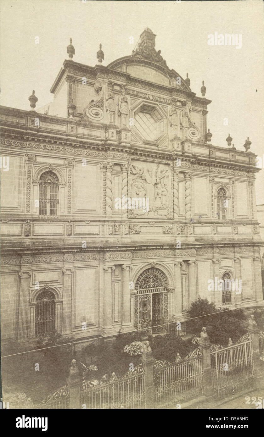 The National Library in Mexico City, originally the Church of Saint ...