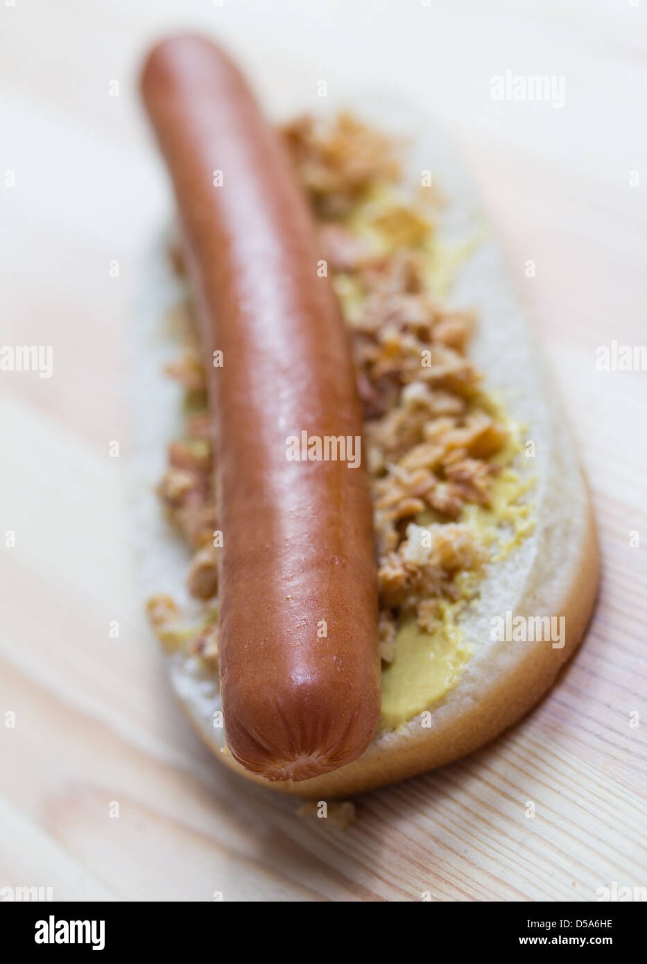 Plain hot dog hotdog hi-res stock photography and images - Alamy