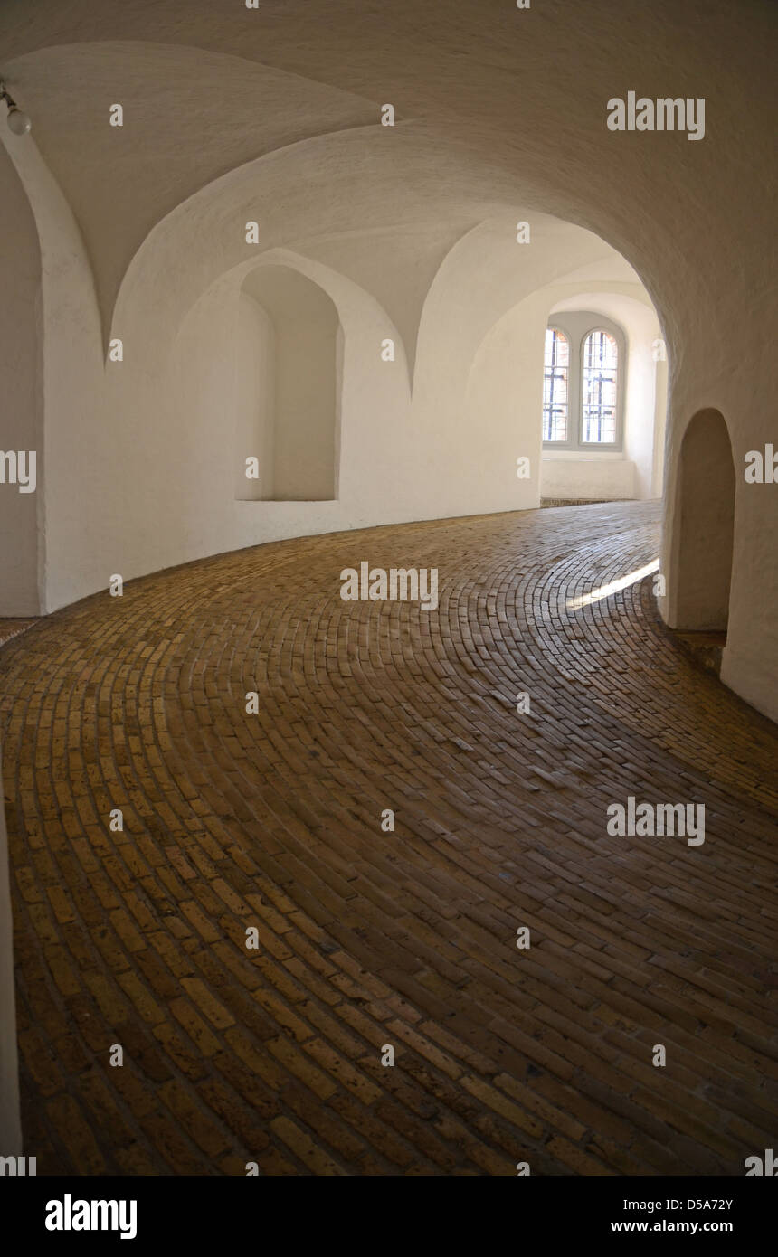 Inside the round tower in Copenhagen, Denmark Stock Photo - Alamy