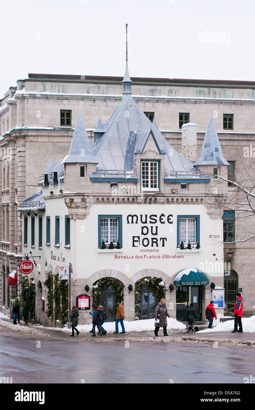 Musée du Fort, Quebec City, Canada Stock Photo - Alamy
