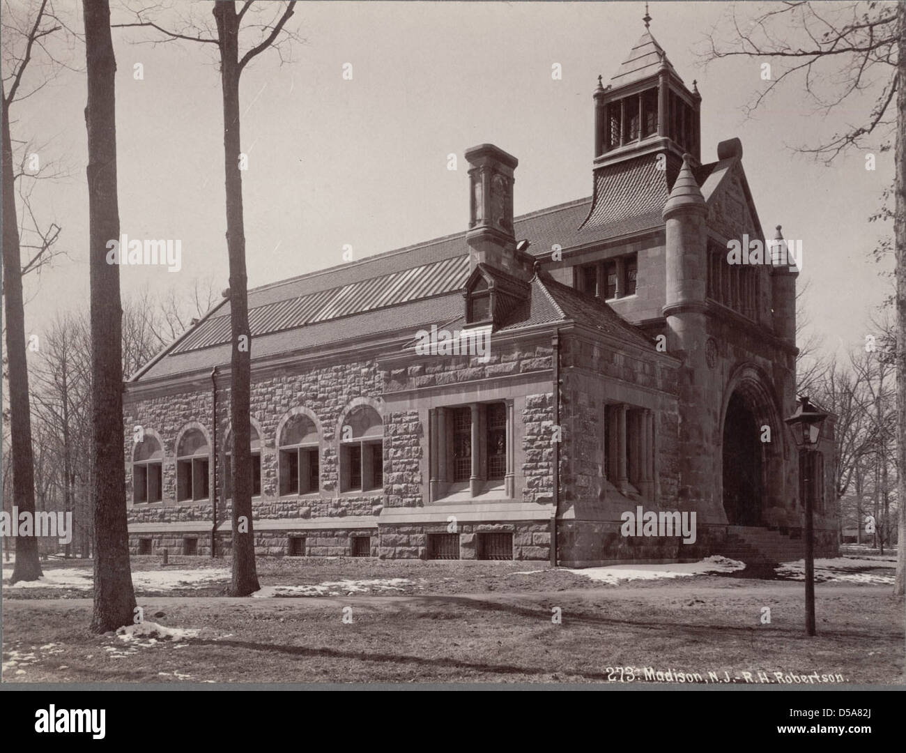 James Library in Madison, New Jersey, features distinctive ...