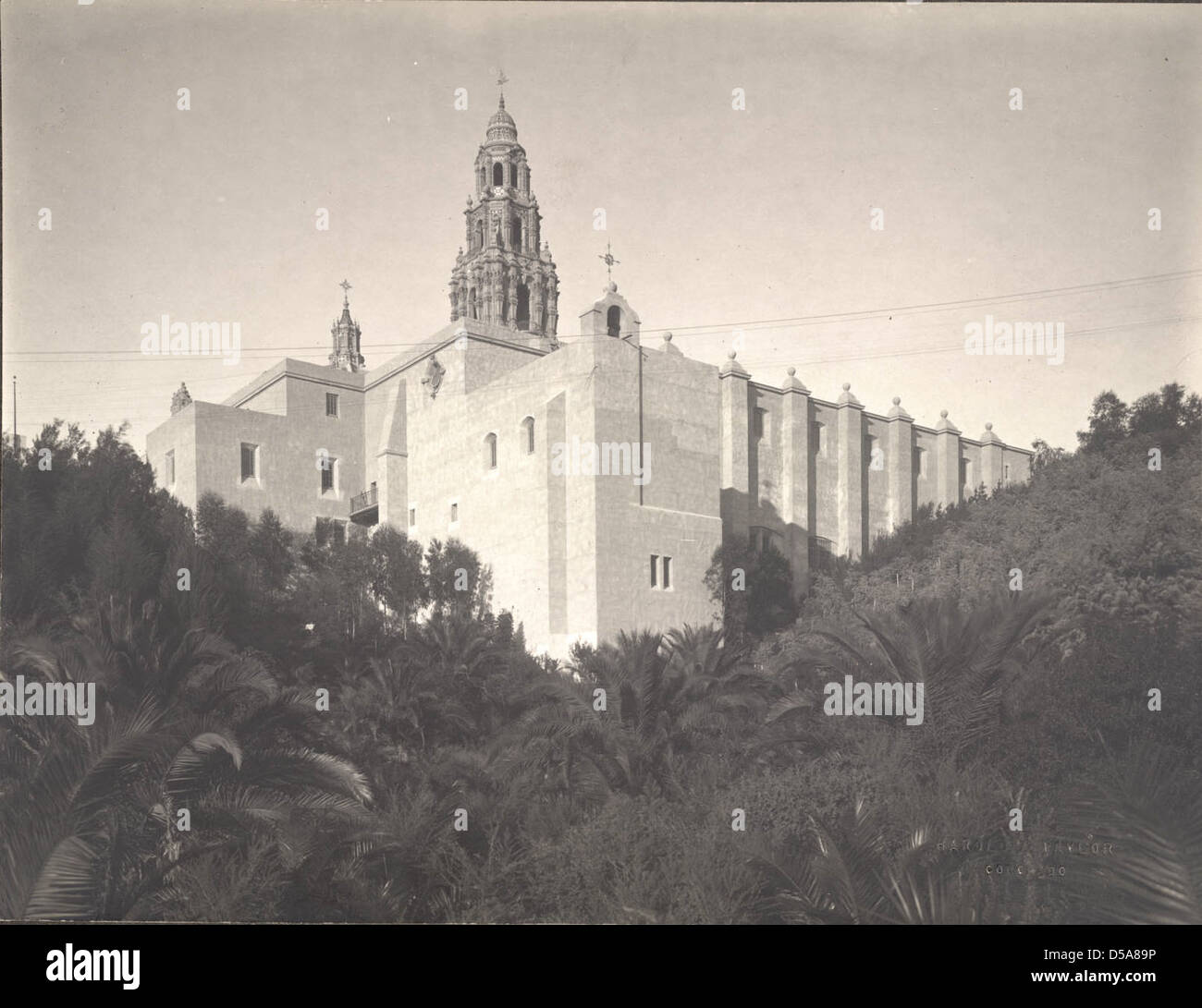 The California State Building at the 1915 Panama-California Exposition ...
