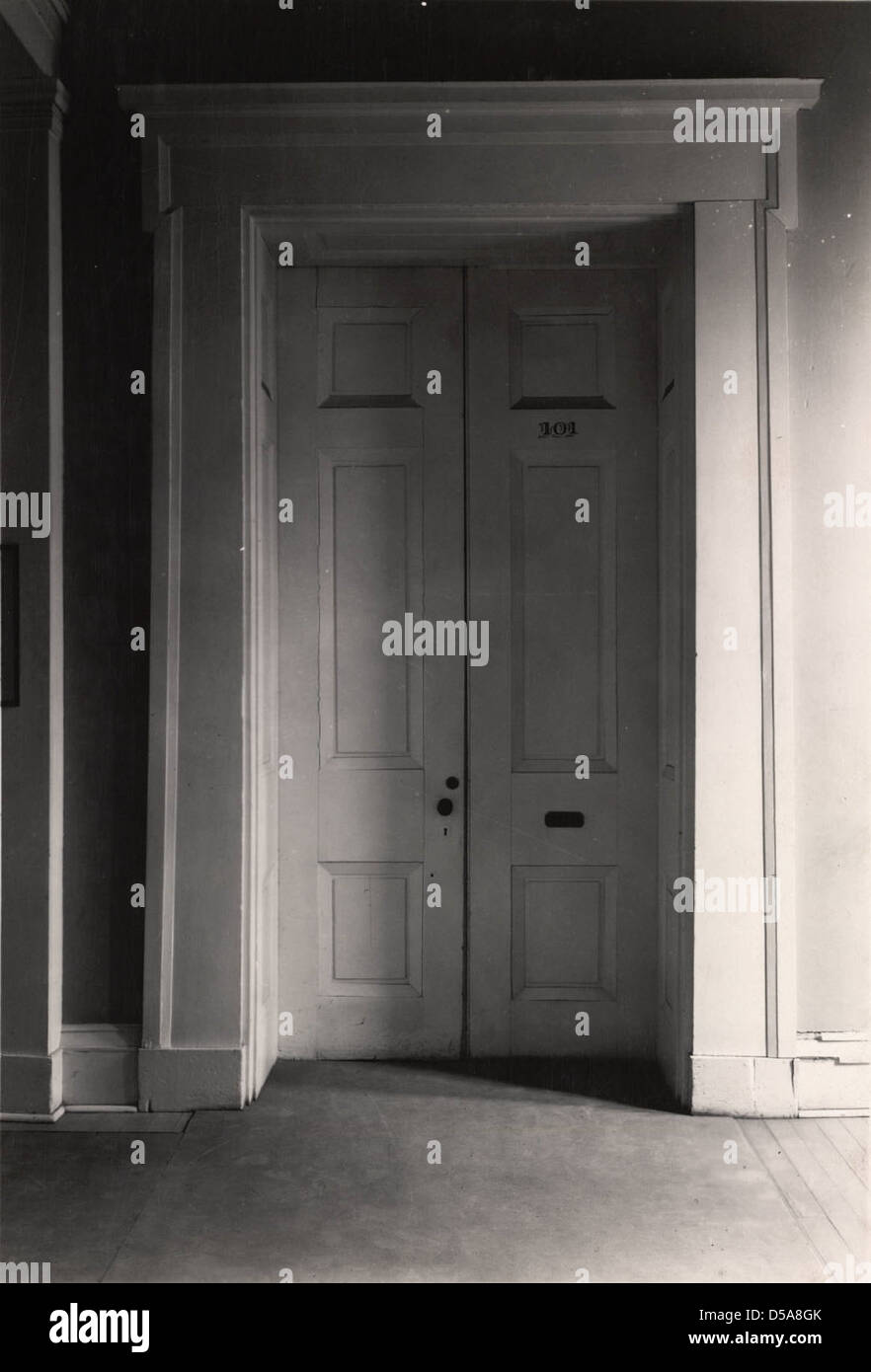 The door to the President's Office in the Old Stone Capitol Building ...